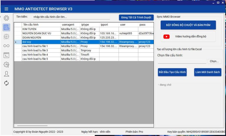 Tool MMO Antidetect Browser - Tạo Trình Duyệt Sạch, Build Thẳng Thông Số Từ Lõi Chromium - MMO ...